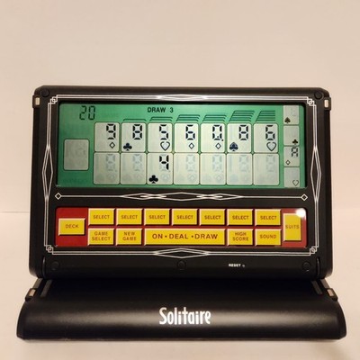 RecZone LARGE SCREEN Portable Touch Screen Solitaire Game Model 985 ...