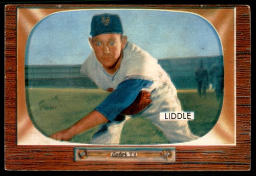 1955 Bowman #146 DON LIDDLE New York Giants VGEX | eBay