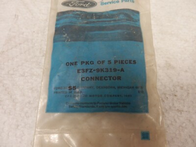 One Pkg Of 5 Genuine Oem Ford E3FZ-9K319-A Connector Free Shipping | eBay