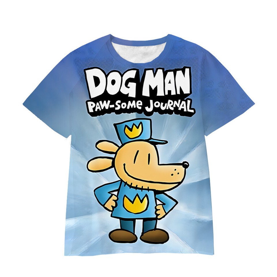 Cosplay Dog Man Chief Petey the Cat 3D T-Shirts Adult Kids Sports Top T ...