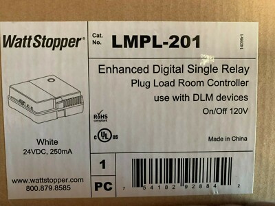 Watt Stopper LMPL-201 Load Controller for DLM Systems, Relay, 120V, 20A ...