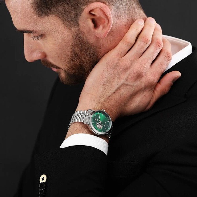 Maserati Green Dial Silver Stainless Steel Strap Men Watch R8823118010 ...