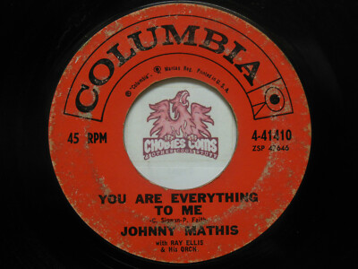Johnny Mathis: Small World / You Are Everything To Me, 45 RPM G+ (TA ...