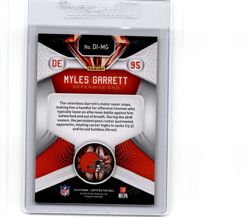 2019 Panini Certified Diamonds Myles Garrett | eBay