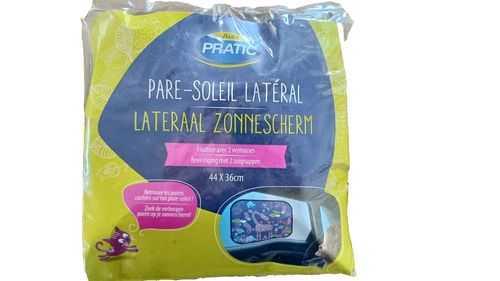 2 pares soleil latéraux à ventouses AUTO PRATIC 44x36cm animaux décoré ...
