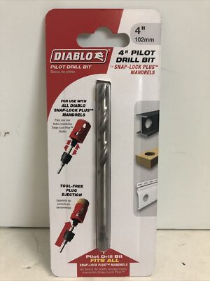 DIABLO DHS4BITII 4" 102mm Pilot Drill Bit | eBay