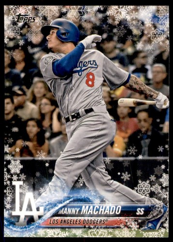 2018 TOPPS HOLIDAY MANNY MACHADO LOS ANGELES DODGERS #HMW37 | eBay