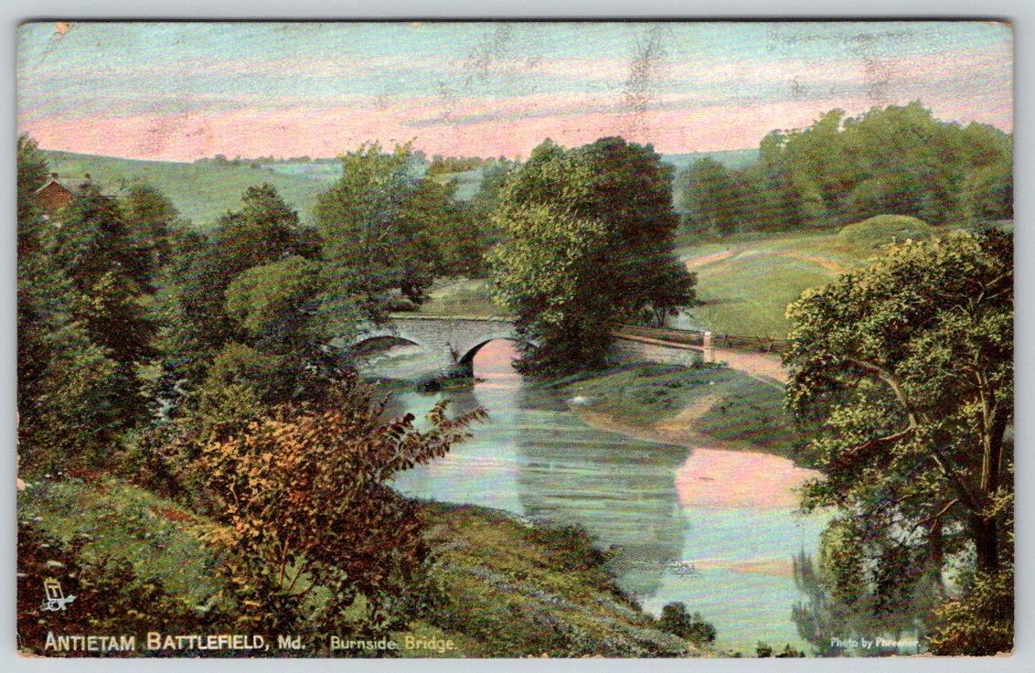 1909 TUCK'S ANTIETAM BATTLEFIELD MARYLAND BURNSIDE BRIDGE SERIES 2575 POSTCARD | eBay