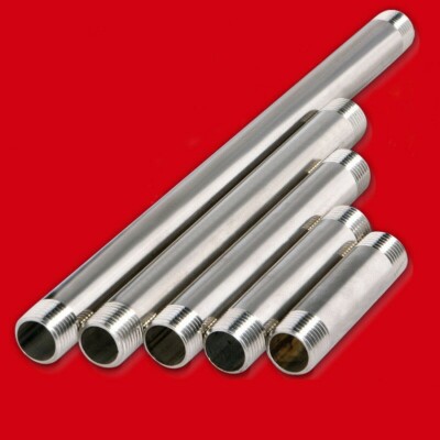 Crafts Length Stainless Steel Male Threaded Both Ends Tube Pipe O.D 1/2 ...