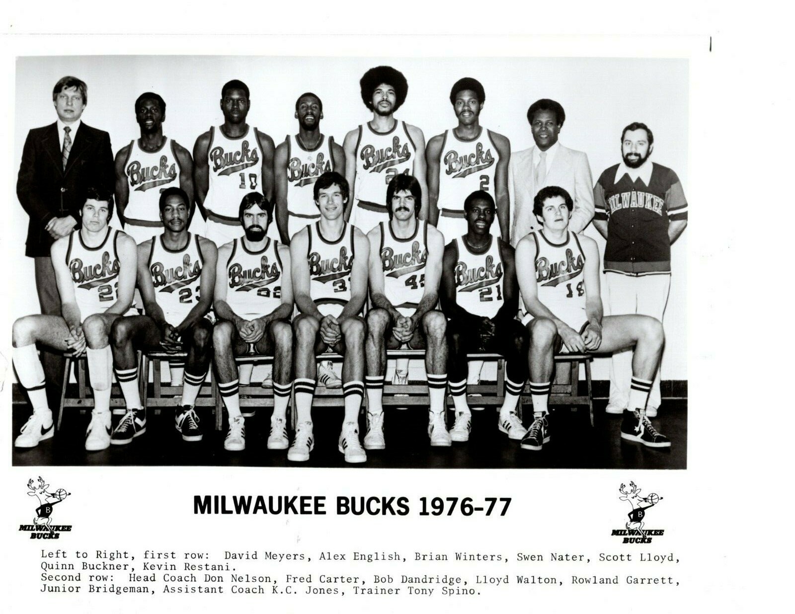 1976 1977 MILWAUKEE BUCKS 8X10 TEAM PHOTO DANDRIDGE NBA BASKETBALL | eBay