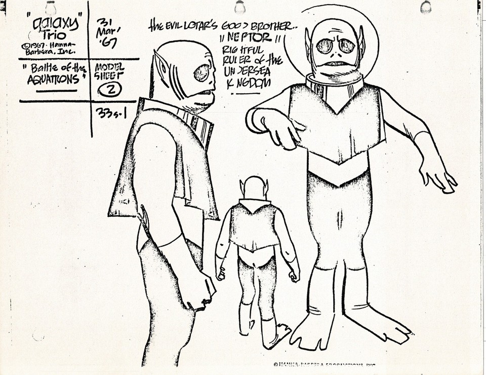 Dyno-Mutt Devlin Alex Toth Prod Model Sheet Copy lot of 41 Pages Hanna ...