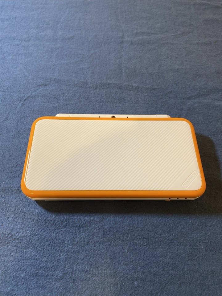 New Nintendo 2DS XL White Orange Console Handheld. Tested/working ...