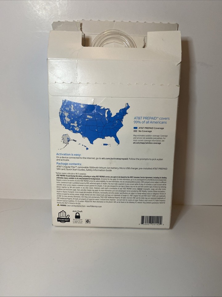AT&T Cingular Flex - 4 GB - Black (AT&T) - Open Box Unused 850007201494 ...