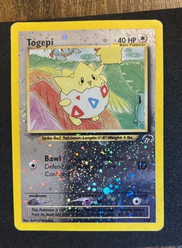 Pokémon TCG Togepi Southern Islands 4/18 Reverse Holo Card NM | eBay