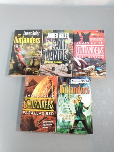 Lot of 9 Paperback Books by James Axler ( 1 Deathlands + 8 Outlanders ...