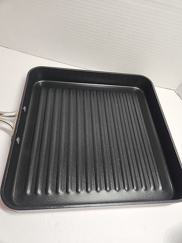 All-Clad Hard Anodized Aluminum Nonstick Square Grill Pan Skillet ...