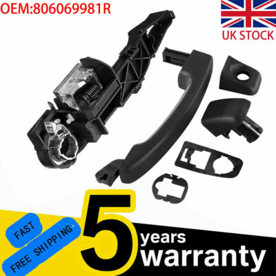 For Renault Master Vauxhall Movano Rear Door Handle & Handle Holder ...