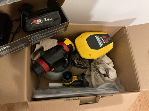 WAGNER W600 FLEXiO 18V CORDLESS PAINT SPRAYER WITH 2.5AH+CHARGER ...