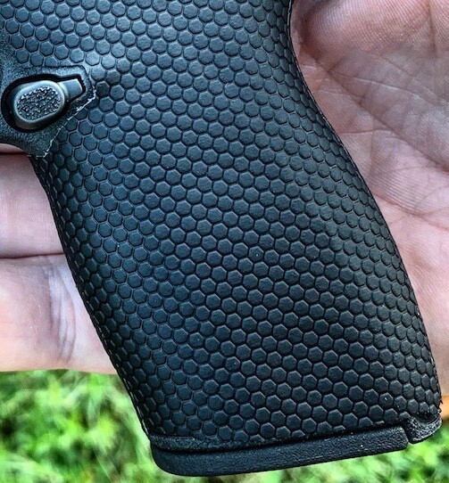 Tractiongrips black thin dots pattern rubber gun grip tape for Glock ...