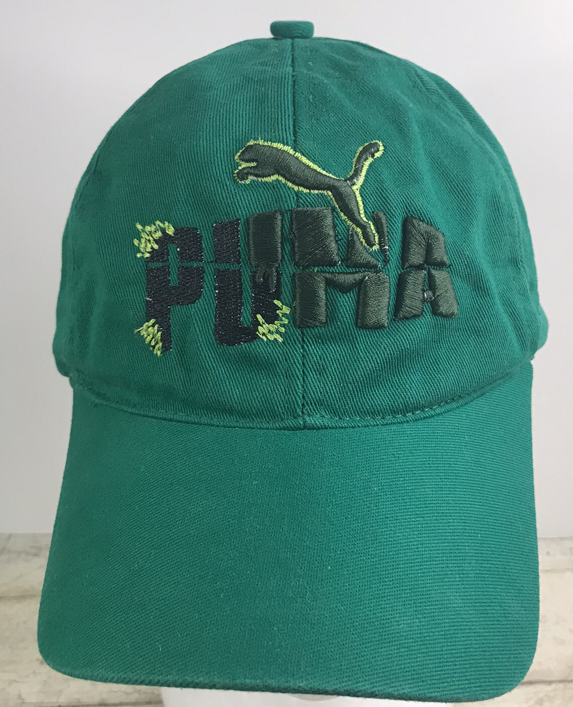Puma Hat/Cap W/Logo Produto Original Tag Green Adjust… - Gem