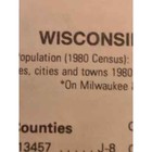 Wisconsin Road Map Courtesy of Phillips 66 1984 Edition | eBay
