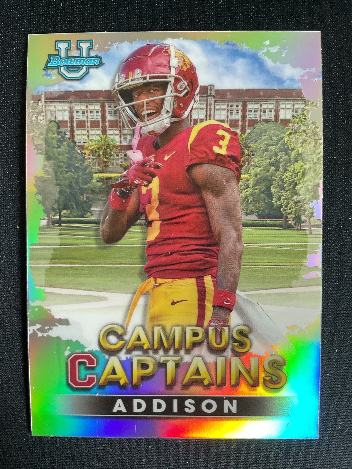 Jordan Addison 2022 Bowmans Best University Campus Captains RC Card #CC ...