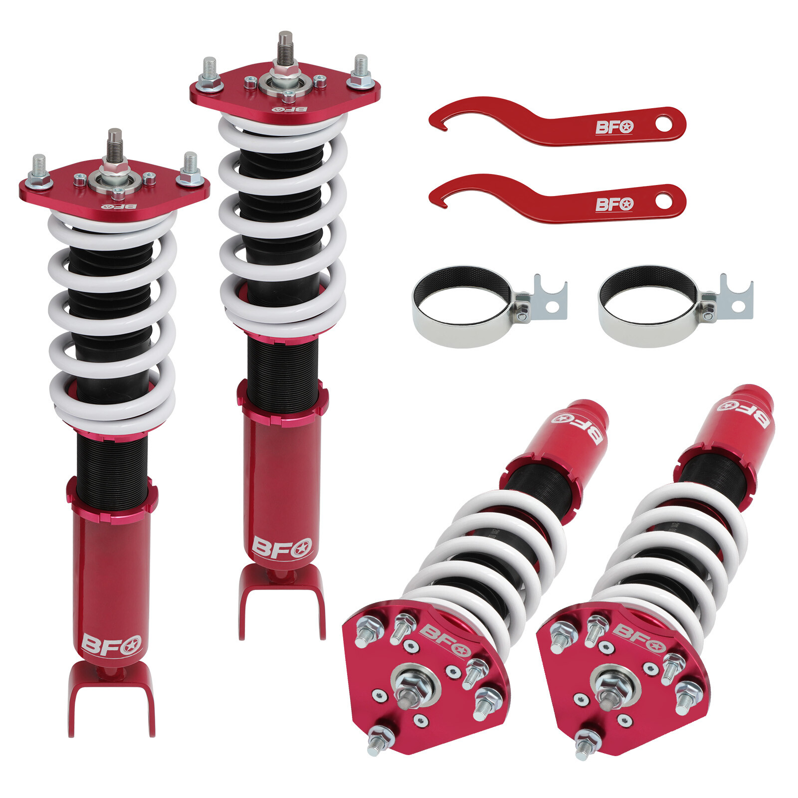 BFO Coilovers Lowering Kit for Honda Prelude 1992-2001 Shock Absorbers ...