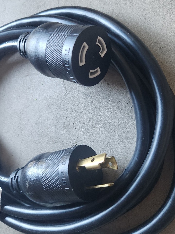 Intertek 10FT Power Cord Turn And Pull Locking SF-77 To SF-75 12AWG RV ...