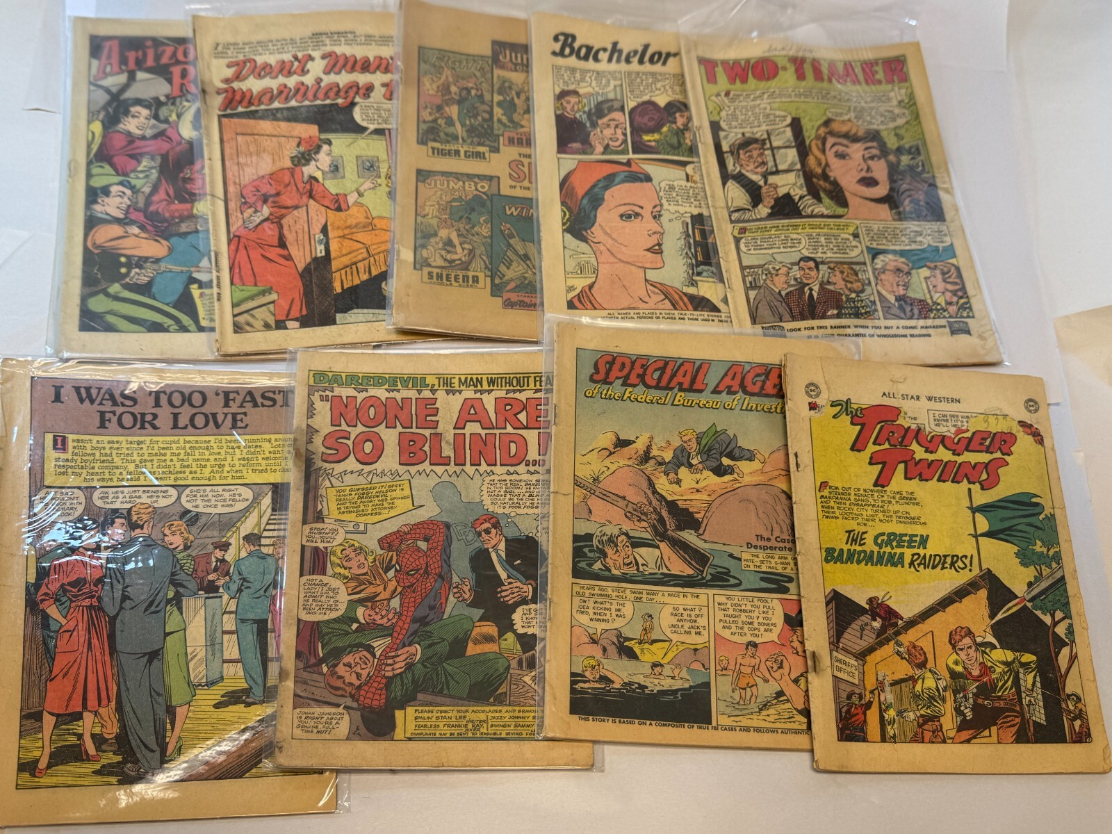 Comic Lot of 17 Coverless Issues, Golden Age, Vintage | eBay