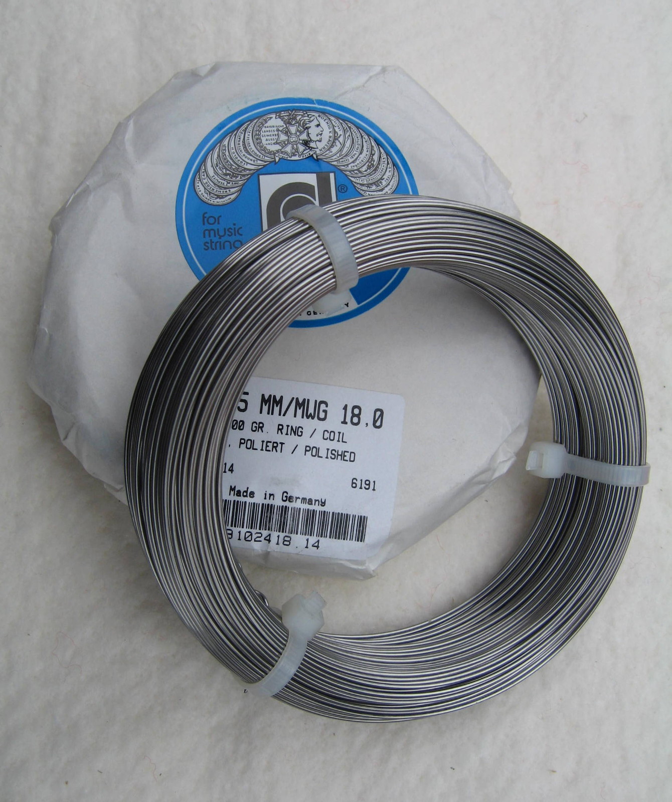 SUPERIOR PIANO WIRE-'Roslau'-Full 1/2kg (500gram)Metalworking Crafts ...