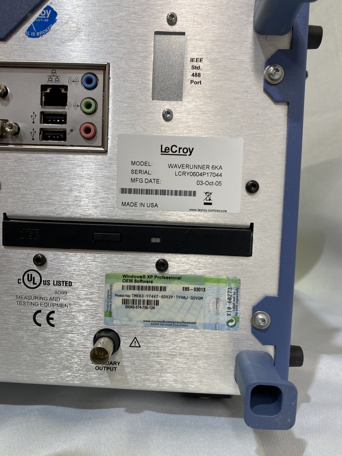 Lecroy WaveRunner 6050A 500MHz 5GS/s Digital Oscilloscope 8.4" Color ...