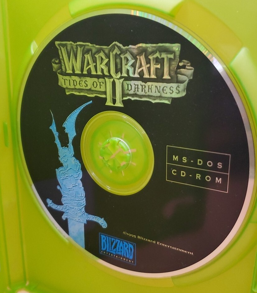 Warcraft 2 II Tides of Darkness PC CD Windows Mac MS-DOS Disc Only | eBay