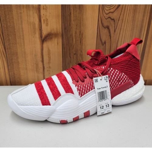 Adidas Boots Trae Young 2 University Red Men's Basketball Shoes Size 12 ...