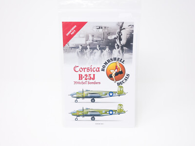 1/48 Bombshell Decals Corsica B-25J Mitchell Bombers Part 3 -Nose Art ...