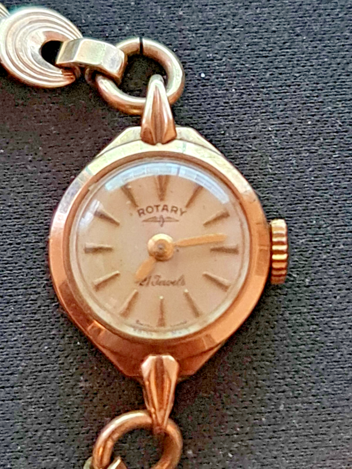 Vintage Ladies 9ct Gold ROTARY 21 Jewel Cocktail Watch, Working | eBay UK