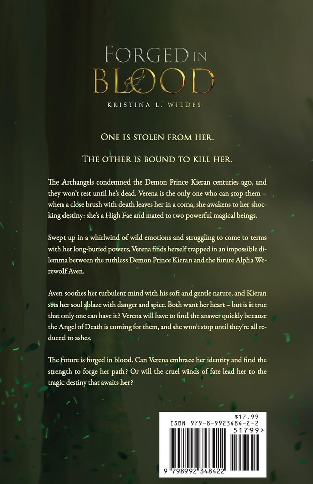 Kristina L Wildes Forged in Blood (Paperback) (UK IMPORT) | eBay