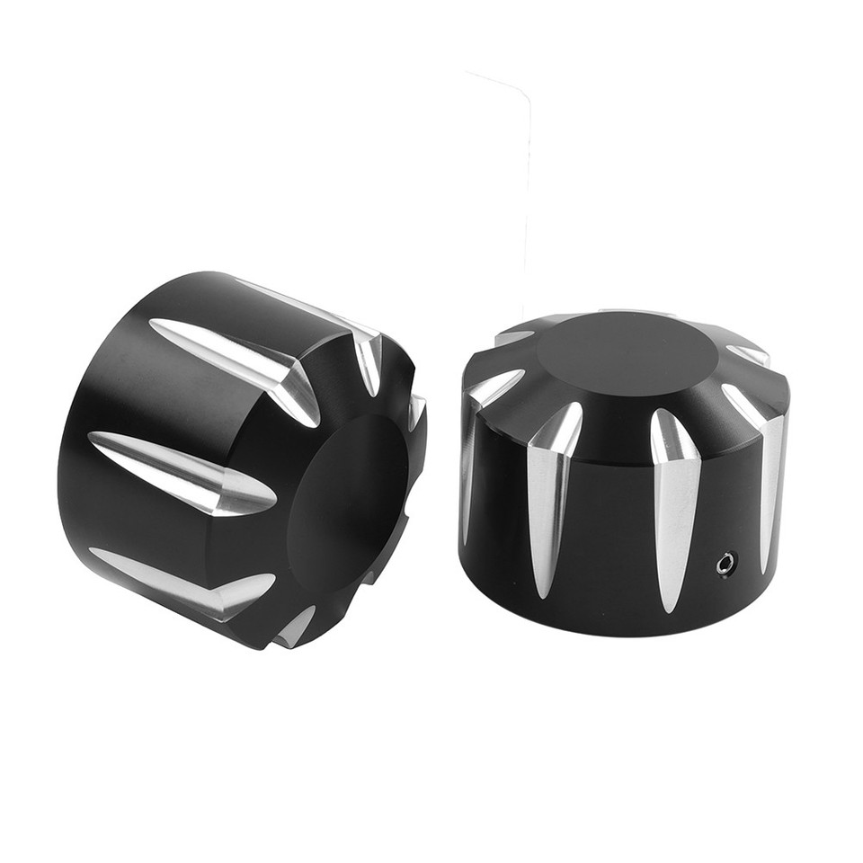 Pair Black Rear Axle Nut Cover Caps For Can-Am Spyders GS RS RT ST F3 ...