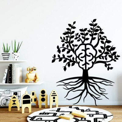 Cartoon Tree Wall Mural Removable Wall Decal For Children's Room Wall ...