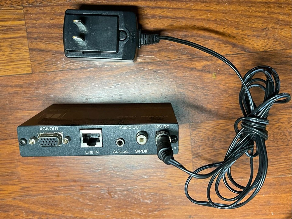 KRAMER TOOLS TP-122 XGA/AUDIO LINE RECEIVER UNIT With Adapter | eBay