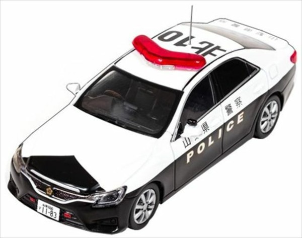Rais 143 Toyota Mark X 250g Four Grx135 2014 Japan Yamanashi Police Car ...