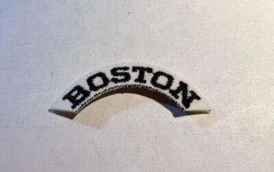 NHL Boston Bruins Iron-On Text Patch.Same day Shipping. | eBay