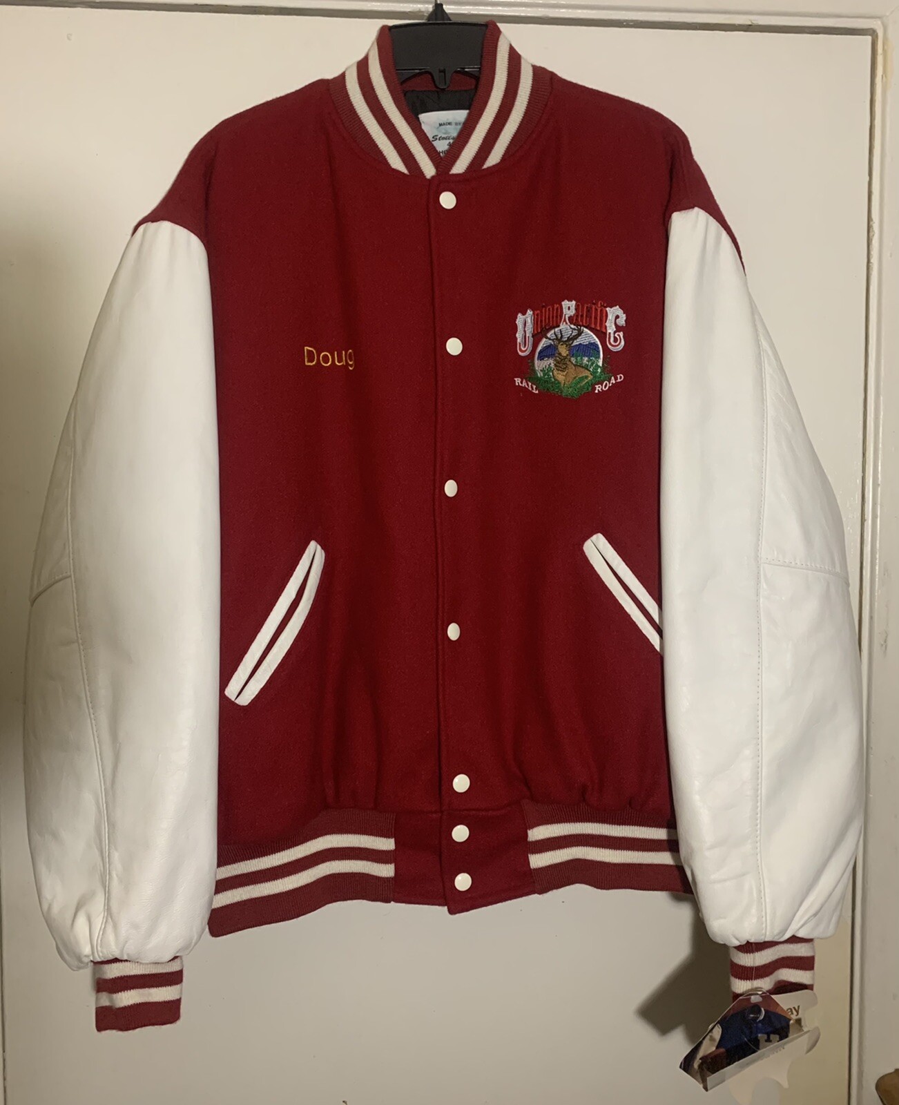 Vintage Letterman Jacket Union Pacific Railroad - Gem