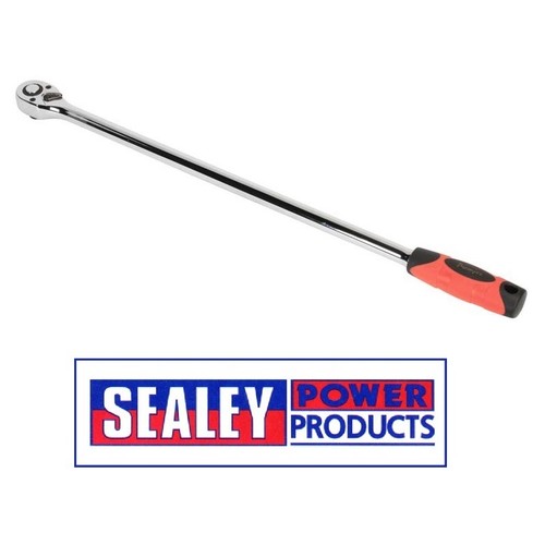 Sealey Ratchet Wrench Extra-Long 600mm 1/2"Sq Drive NON FLEXI AK6695 | eBay