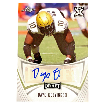 2021 Leaf Draft #BA-DO1 Dayo Odeyingbo Autographed Card | eBay