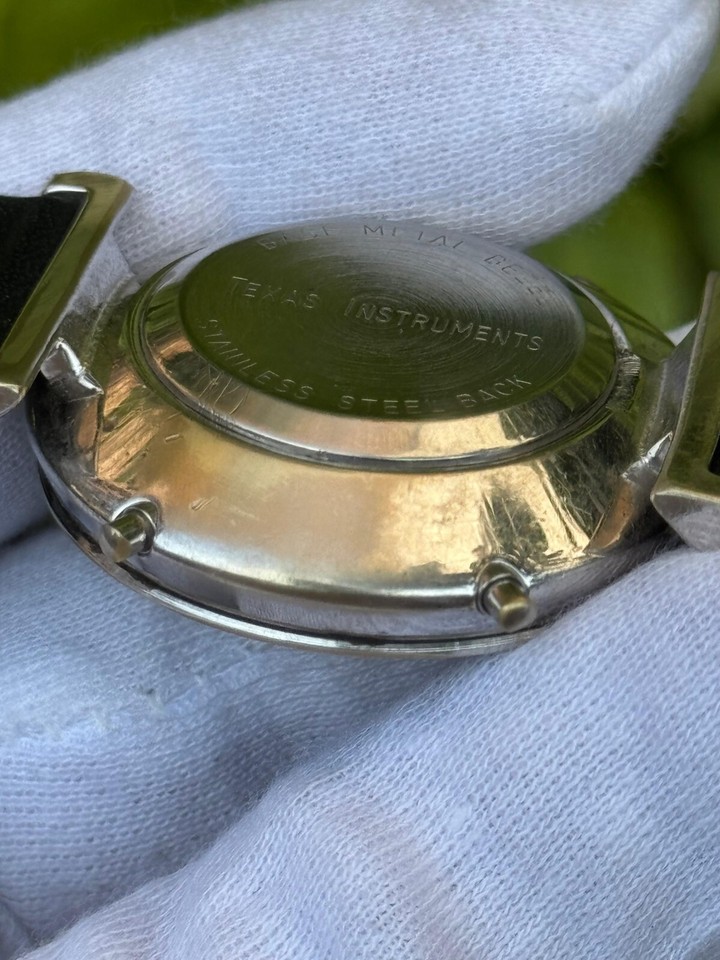 Vintage 1978 Texas Instruments Starbrust Digital Analog Watch | eBay