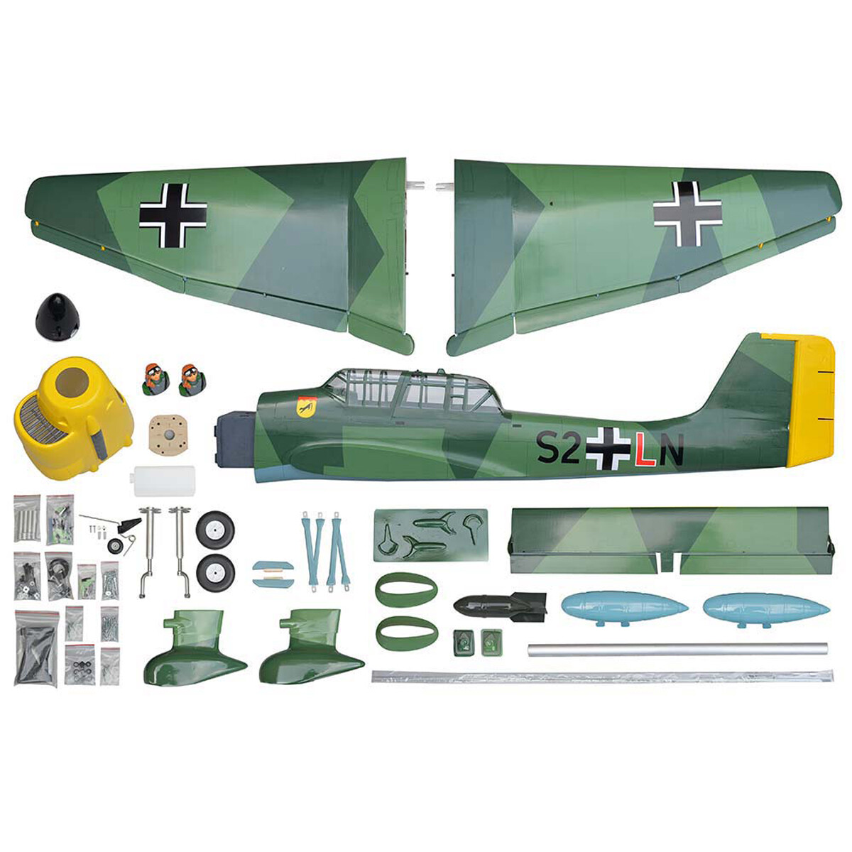 Phoenix Model Stuka Ju 87 GP/EP Scale 1:5 3/4 Ground-Attack Aircraft ...