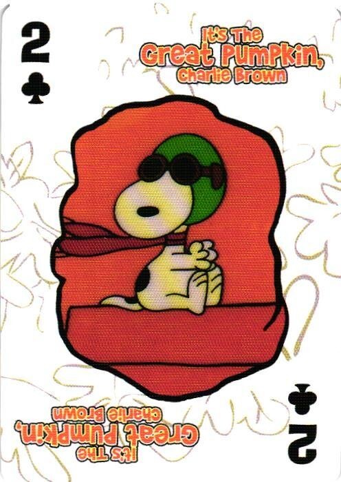 Peanuts Great Pumpkin Playing Cards