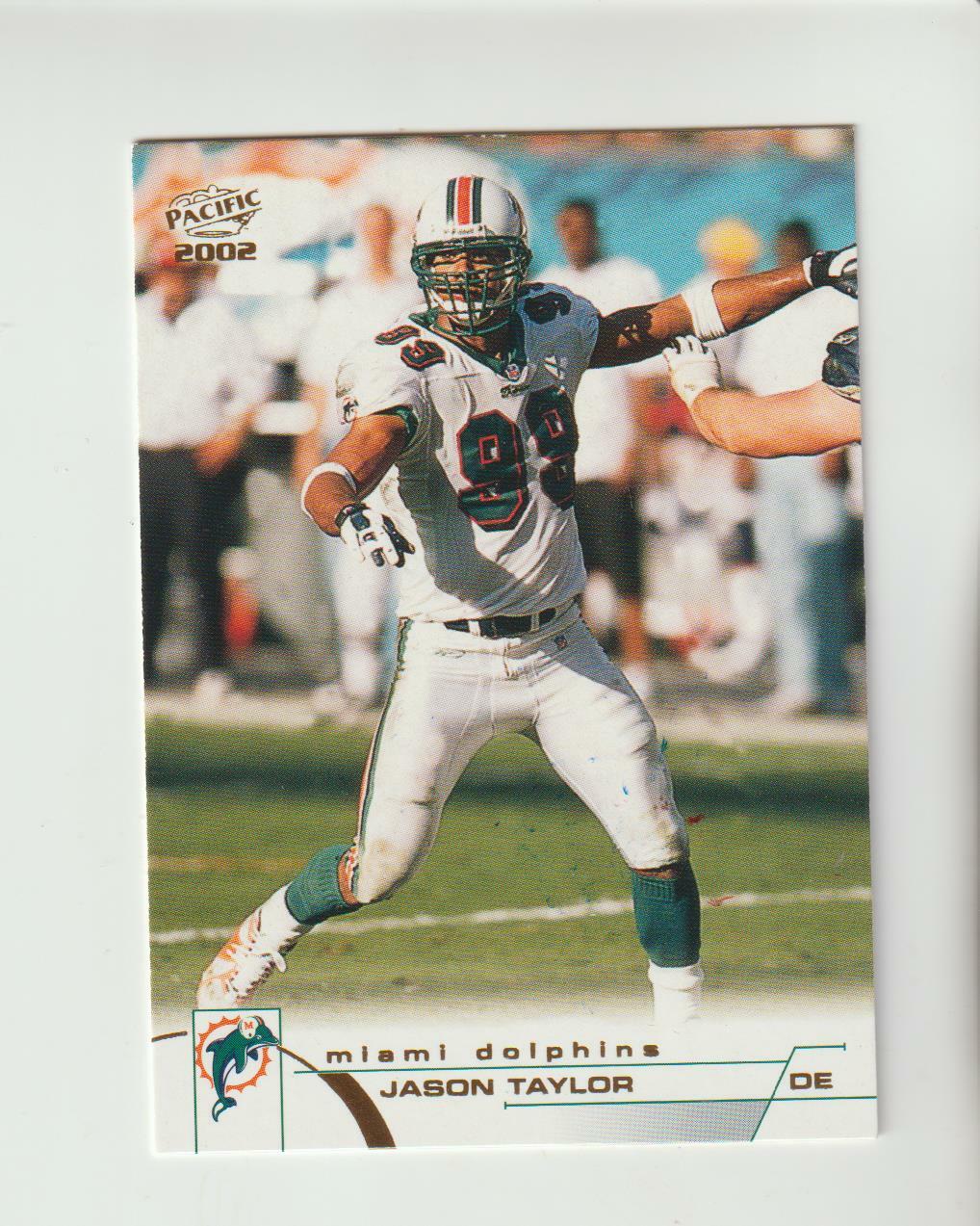 2002 Pacific #240 Jason Taylor card, Miami Dolphins HOF | eBay