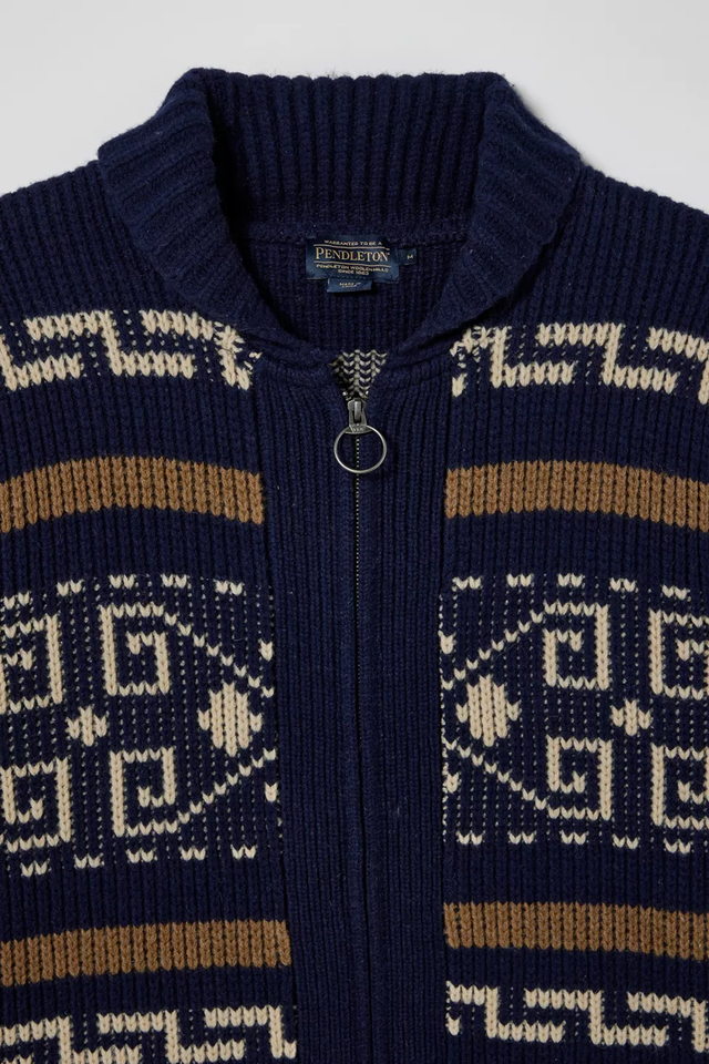 Pendleton Original Westerley Big Lebowski Sweater The Dude Cardigan 100 ...