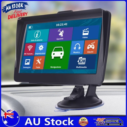 AU 7 Inch HD Car GPS Navigator 256MB+16G GPS Navigation Touch Screen ...